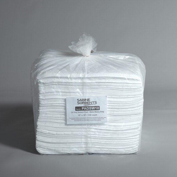 Oil Only Sorbent Pads - Extra Heavy Duty